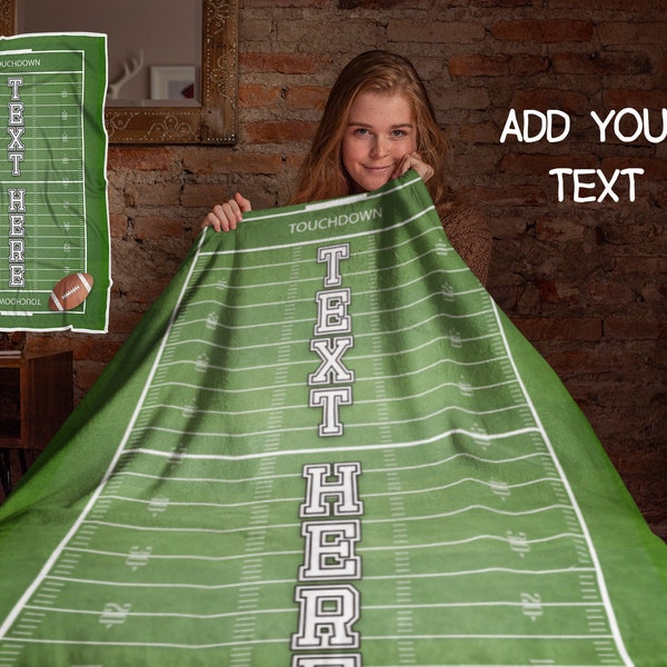Football Blanket - Etsy