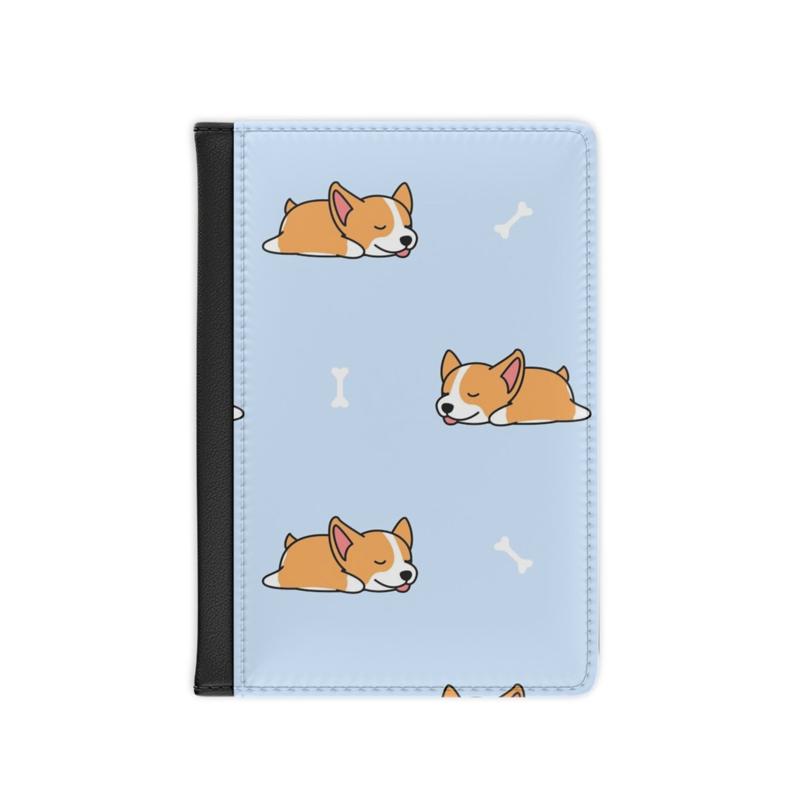 Corgi Puppy Passport Cover Cute Welsh Corgi Puppy Sleeping - Etsy