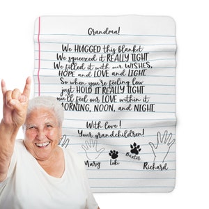 Love Letter Blanket Handwriting Blanket Custom Blanket Personalized ...