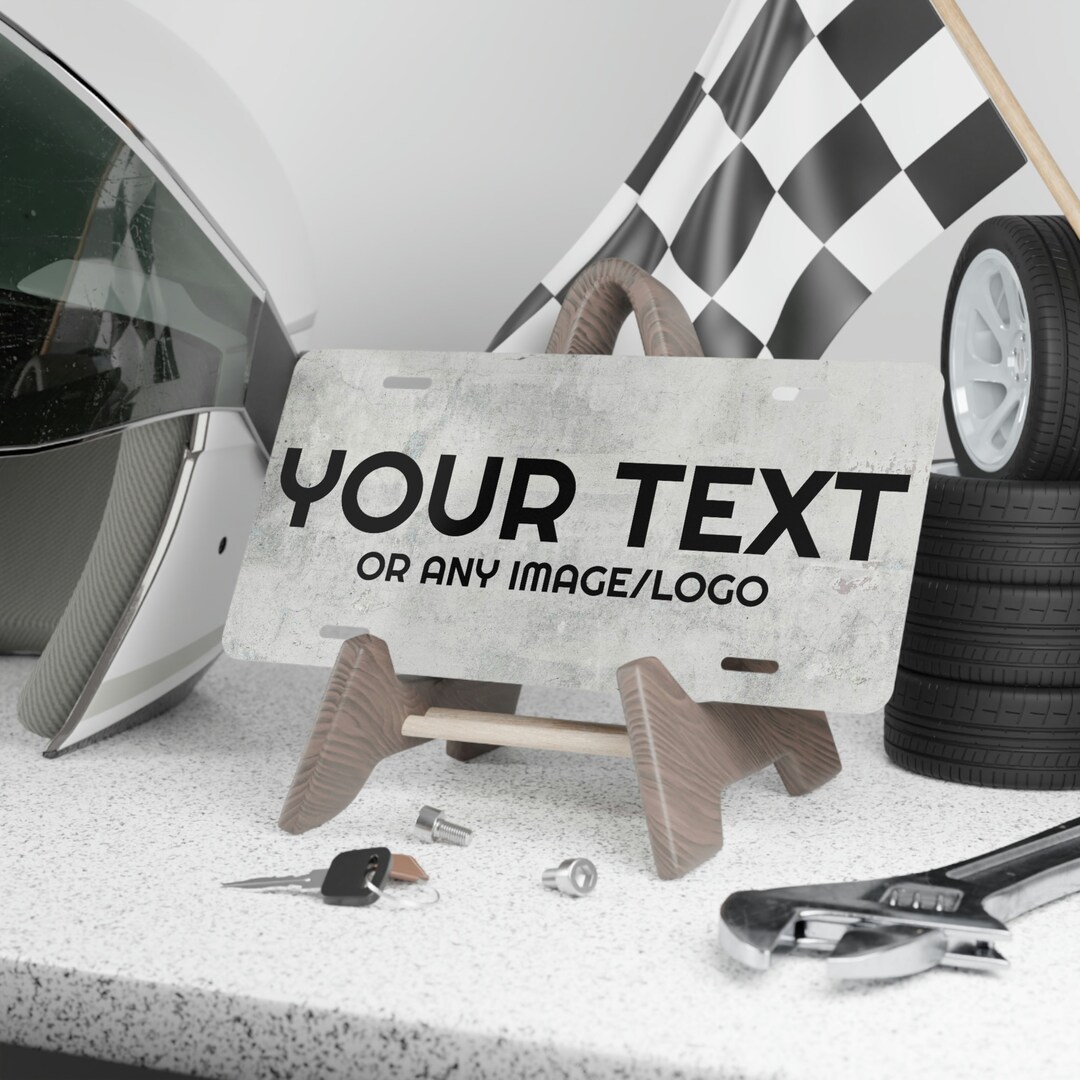 Custom License Vanity Plate Car Accessory, Personalized Gift With Your ...