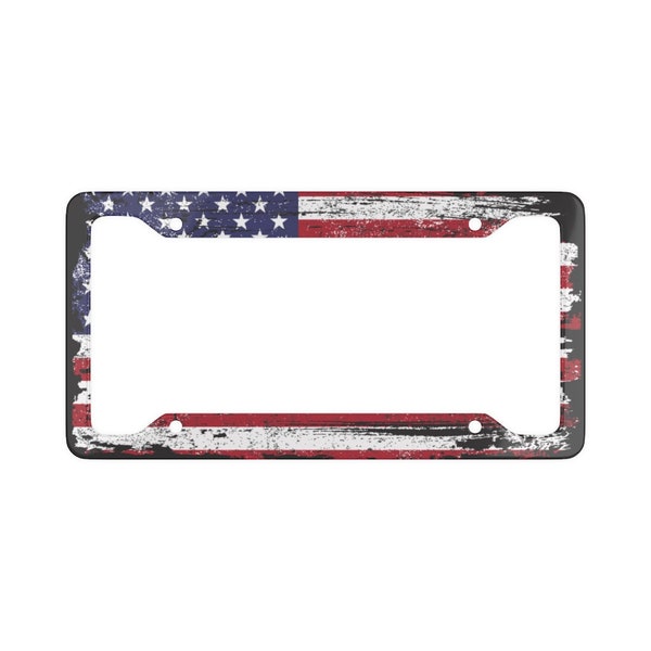 Patriotic License Plate Frame - Etsy