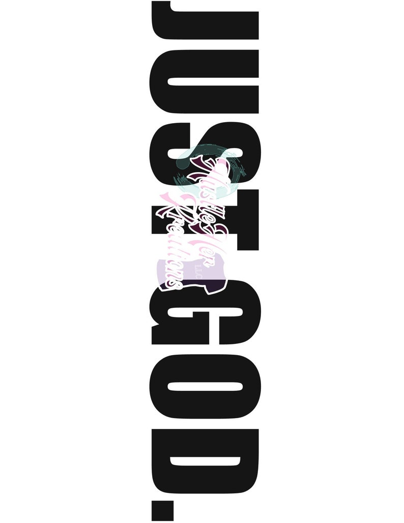 PS Just GOD Svg & Png - Etsy