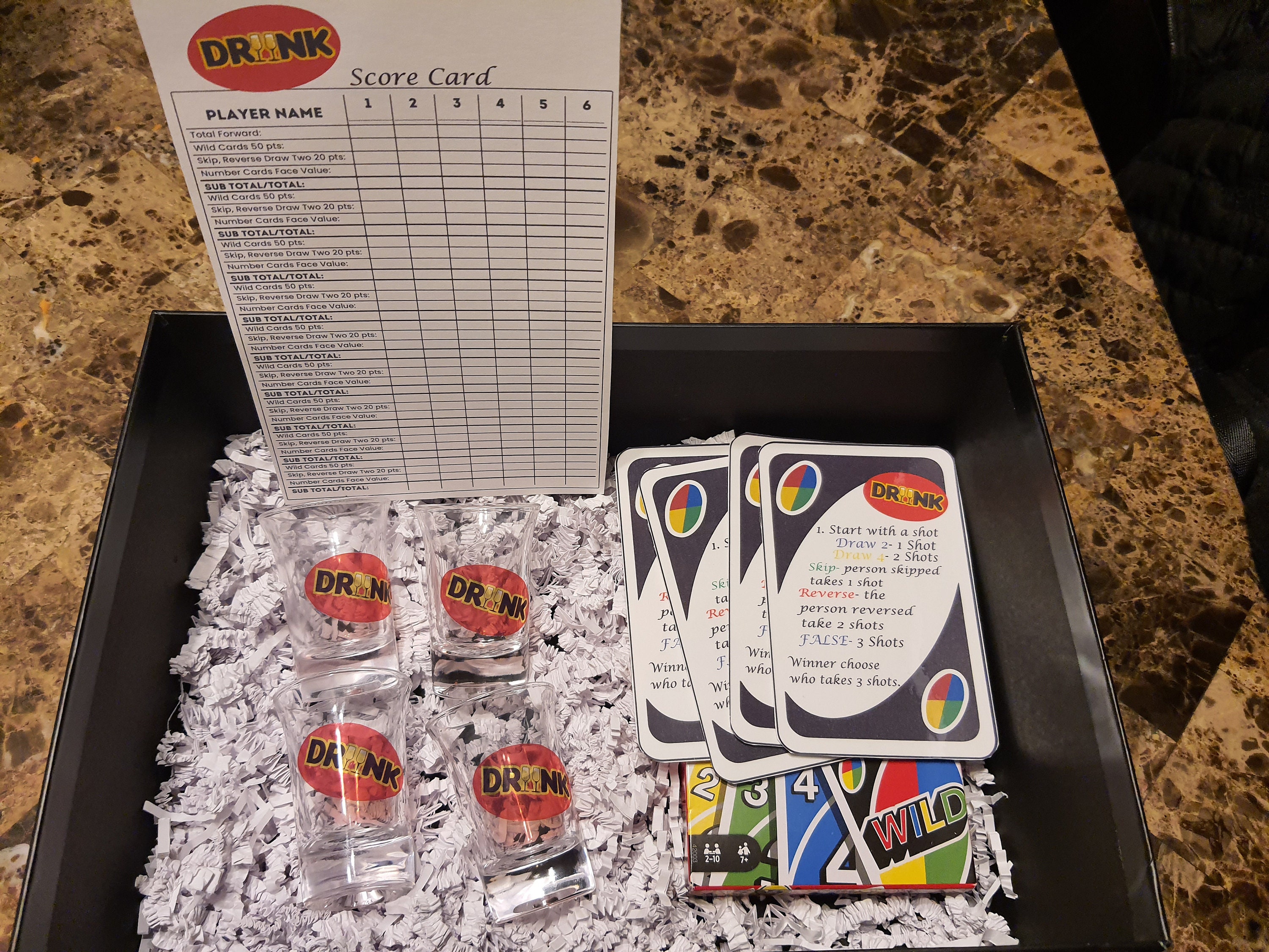 Drunk Card Game - Etsy