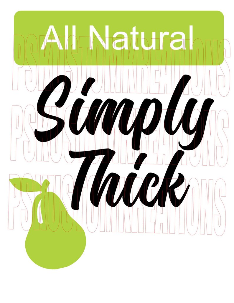 PS Simply Thick SVG & PNG - Etsy