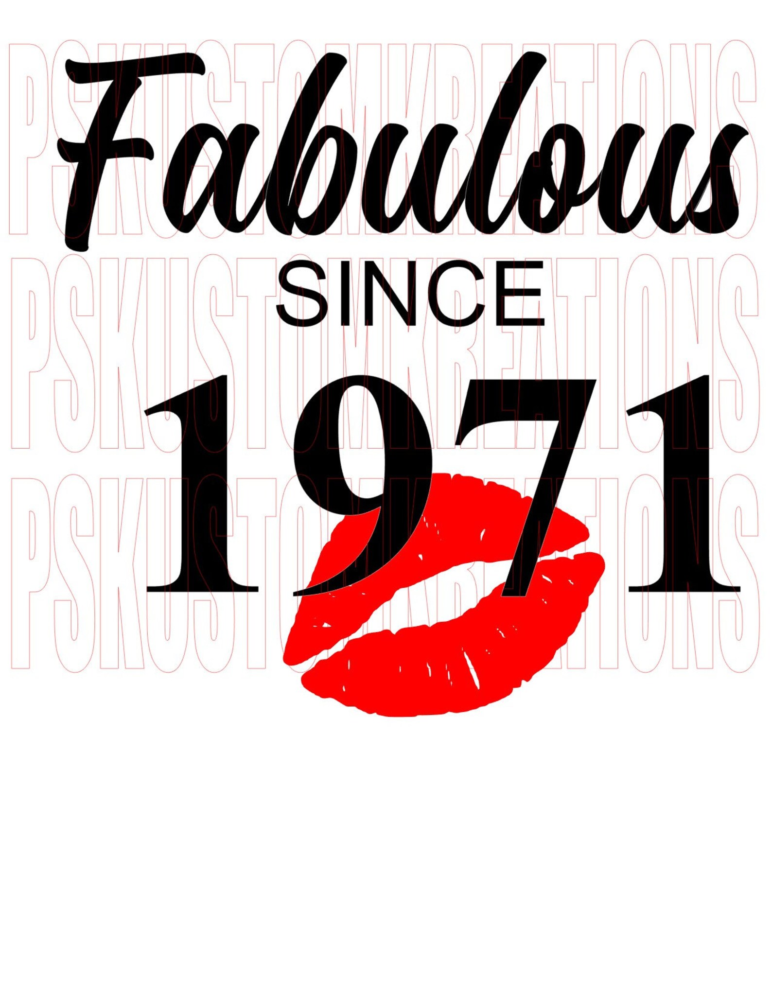 PS Fabulous Since SVG & PNG - Etsy