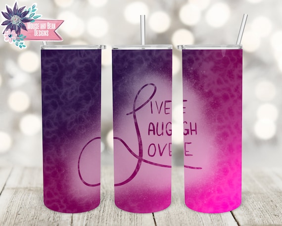 Live Laugh Love Tumbler Wrap - Etsy