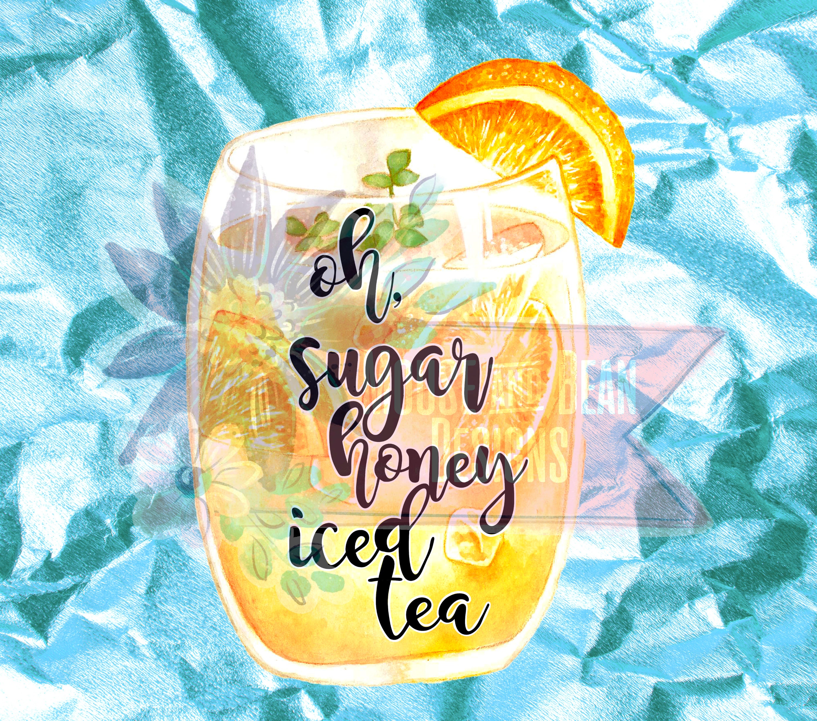 Oh Sugar Honey Iced Tea Tumbler Wrap - Etsy