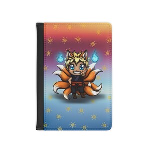 Anime Chibi Character Passport Cover Whimsy Aesthetic Lover Gift Travel ...