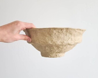 Paper Mache Bowl - Etsy