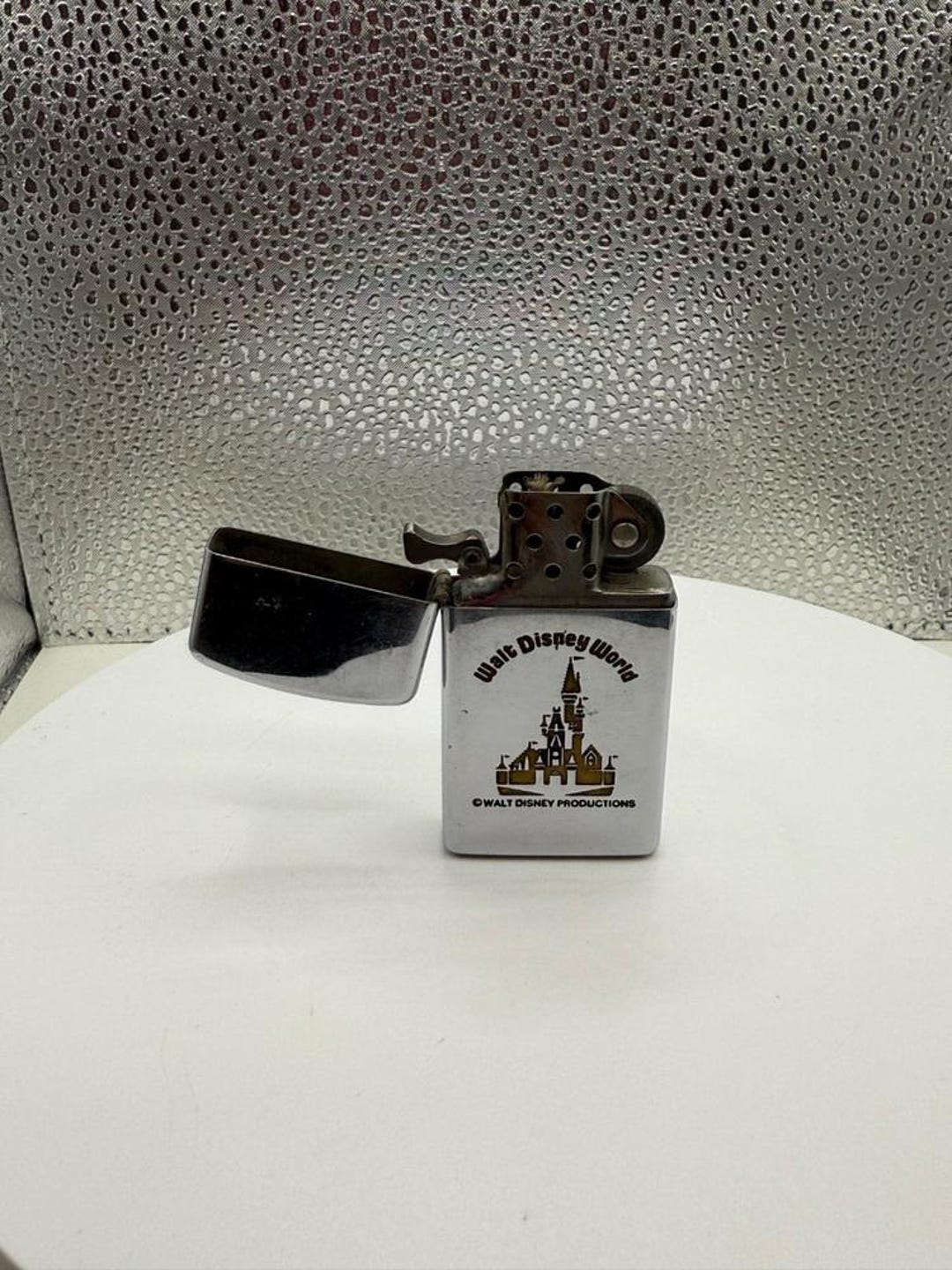 Vintage 1981 Walt Disney World Cinderella Castle High Polish Zippo ...