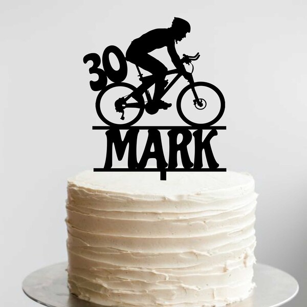 Bicycle Cake Topper - Etsy