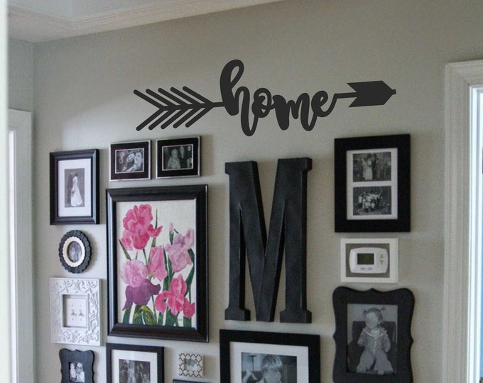 Home Arrow Wood Sign Wood Sign Art Wooden Sign Laser Cut - Etsy