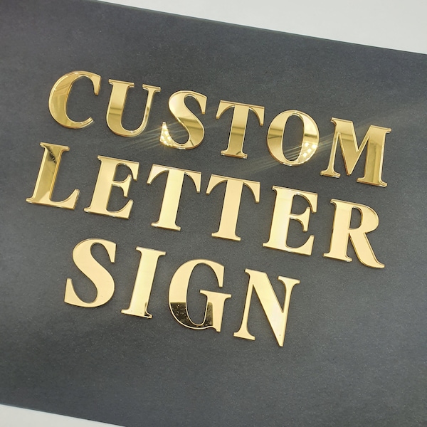 Mirror Letters - Etsy