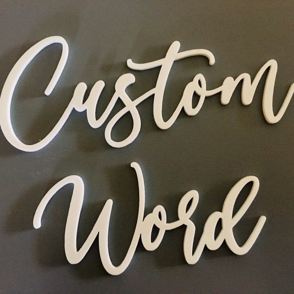 Acrylic Words - Etsy