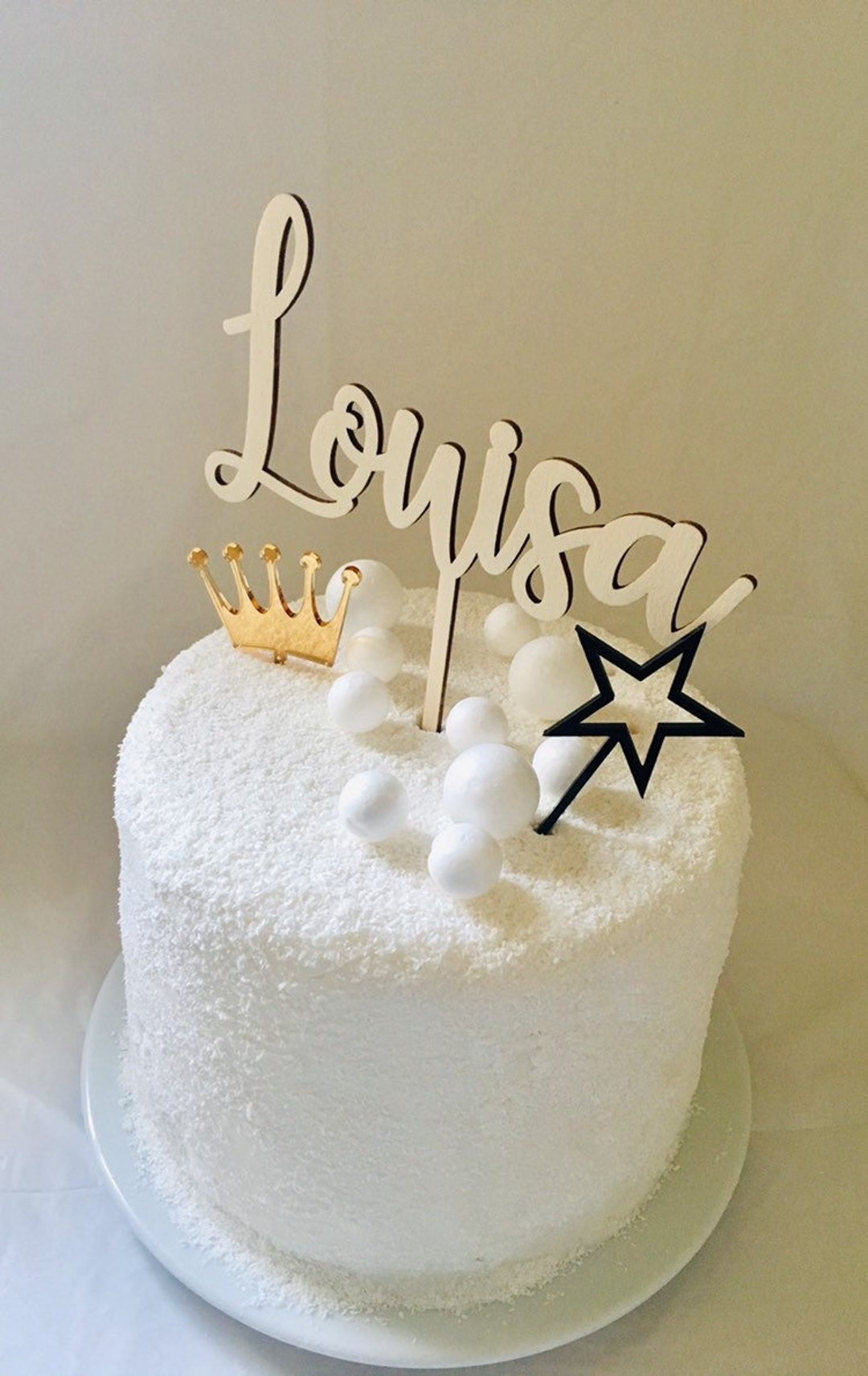 Custom Name Cake Topper, Custom Cake Topper, Name Cake Topper, Any ...