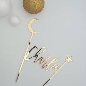 Celestial Birthday Cake Topper, Custom First Birthday Cake Topper, 1st ...
