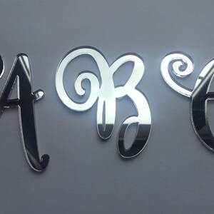 Monogram Mirror Letters,laser Cut Letters,laser Cut Names,acrylic ...