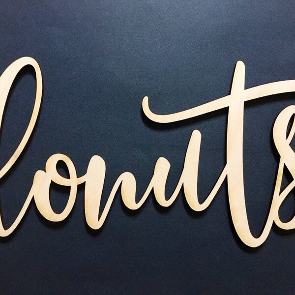 Donut Sign - Etsy