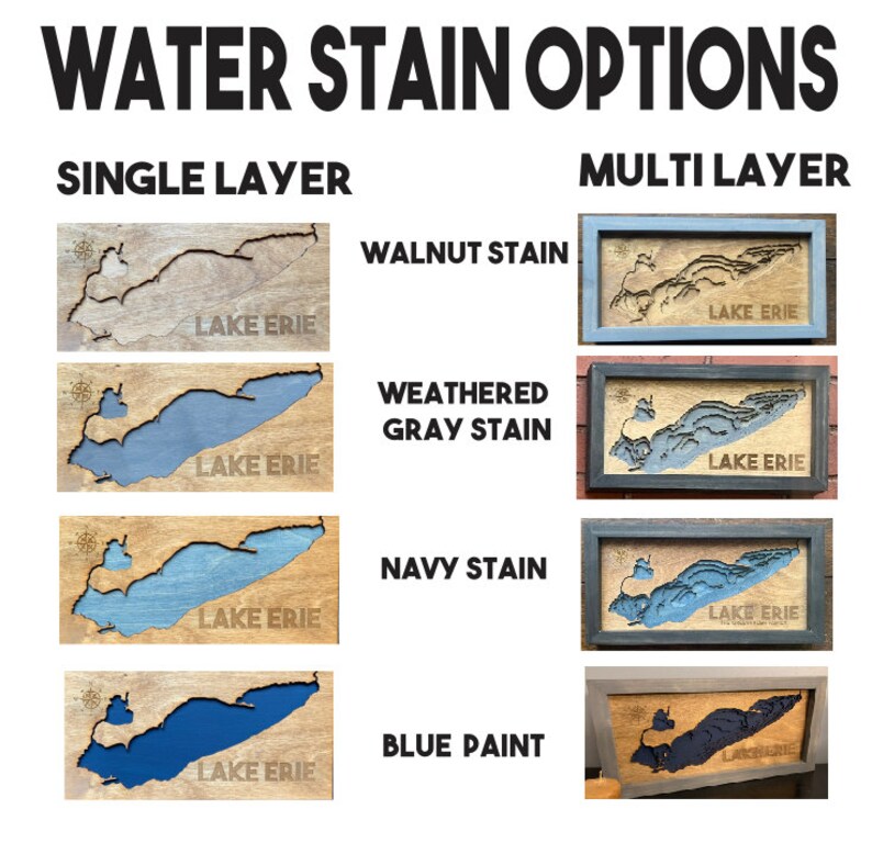 Coldwater Lake Topographical Map - Etsy