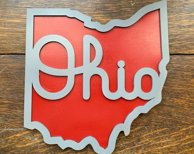 Ohio Outline "ohio" Sign - Etsy