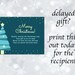 Christmas Present is Delayed Card | Your Gift is on Its Way | Delayed ...