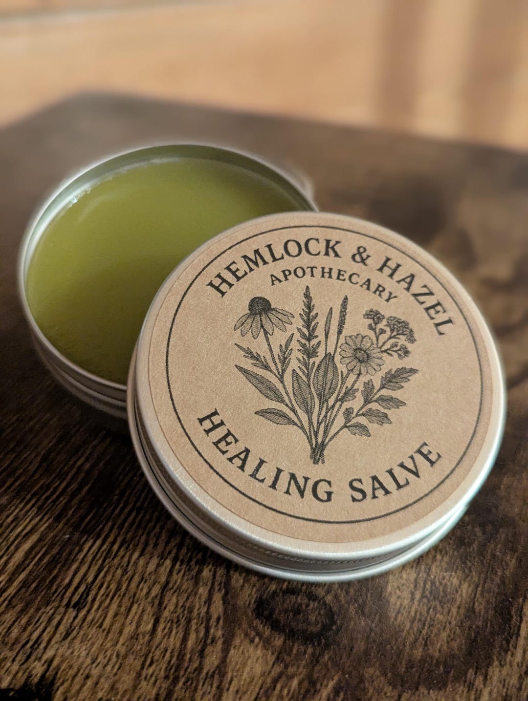 Healing Salve – Organic Herbal Skin and Minor Pain Relief – Hemlock ...