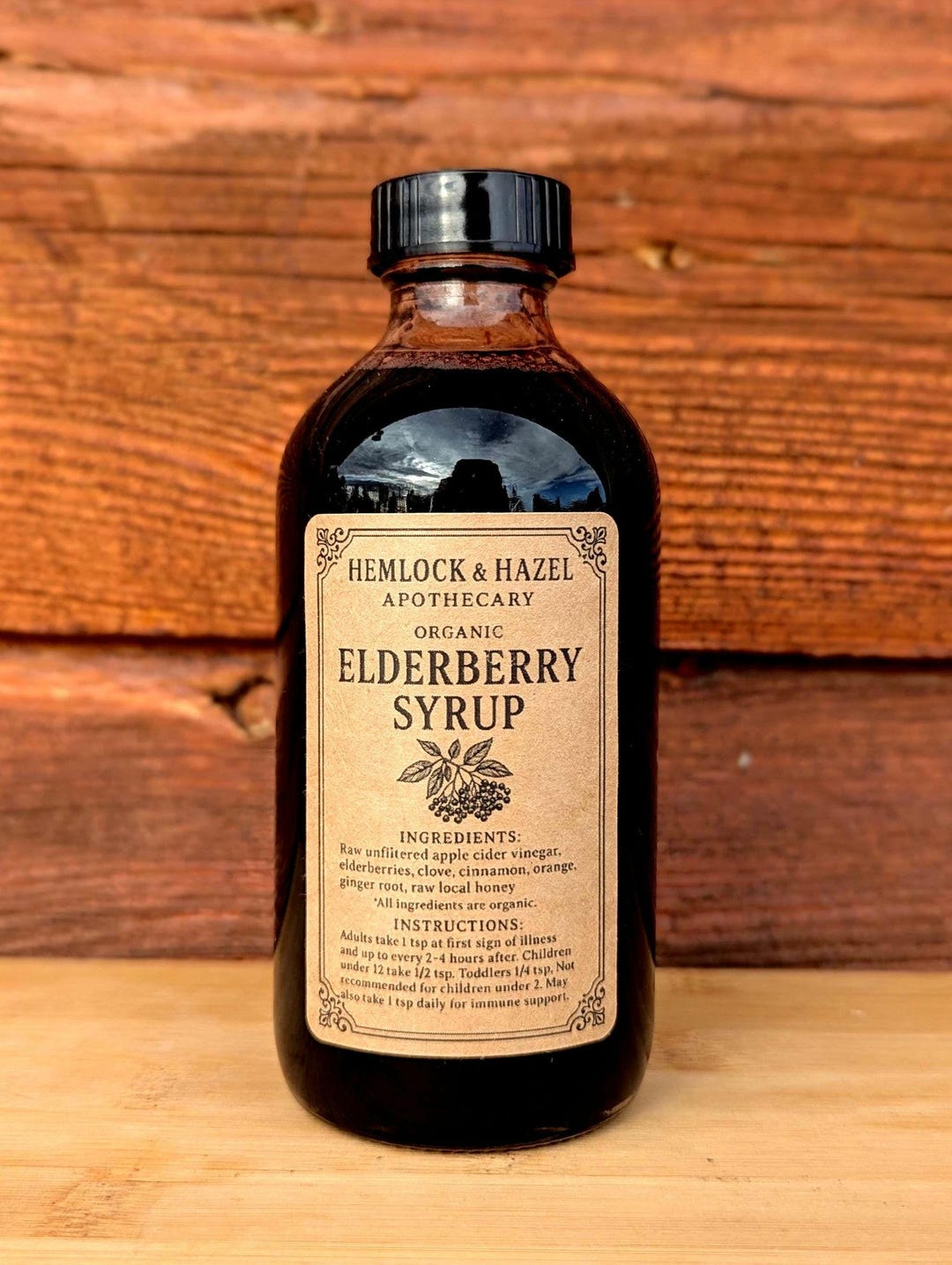 Hemlock & Hazel Elderberry Syrup | Organic and Shelf-stable ...