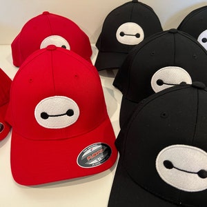 Disney Baymax Big Hero 6 Hats | Embroidered on Flex Fit Hats ...