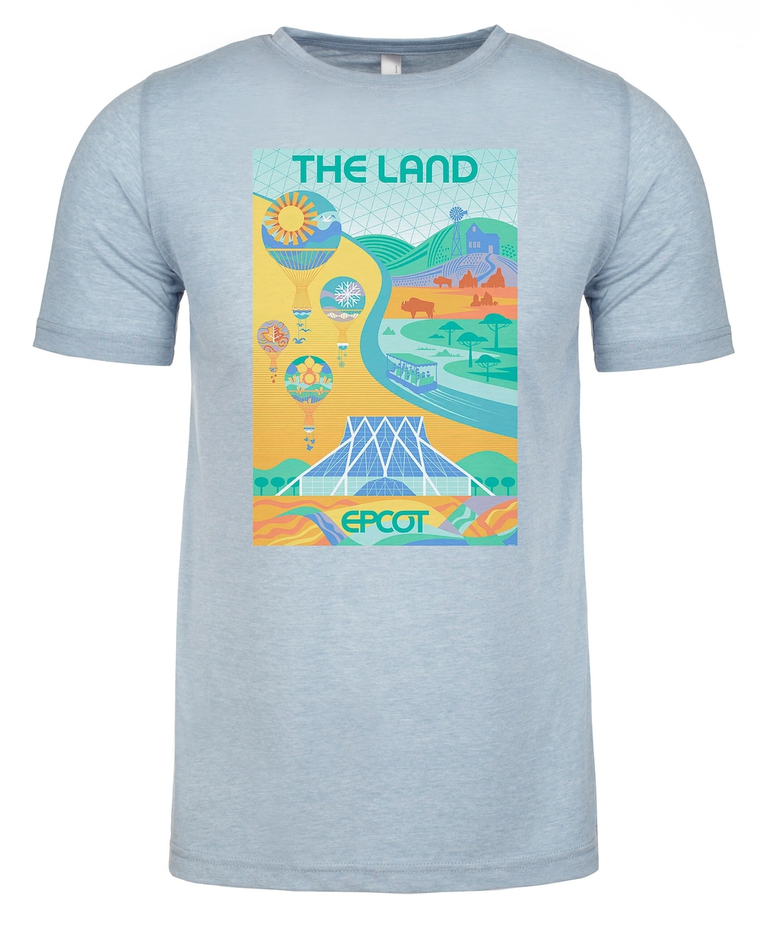 Disney's Epcot the Land Shirts and Tanks | Original Disney Ride Poster ...