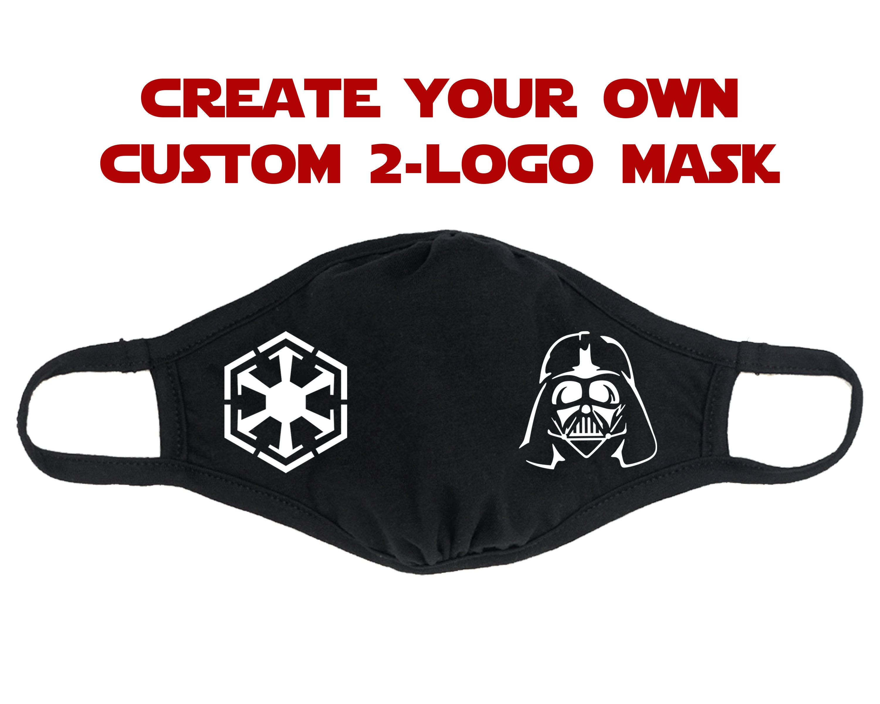 Star Wars Masks Darth Vader Darth Maul Kylo Ren Sith Logo | Etsy