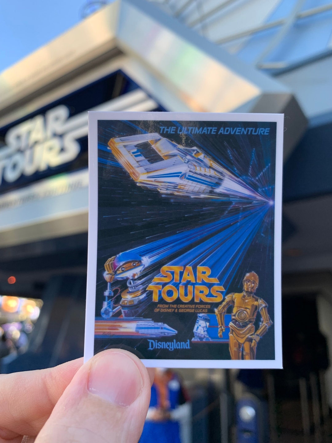 Disney Star Tours Sticker | Waterproof | Original Attraction Poster - Etsy