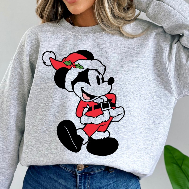 Mickey Santa - Etsy