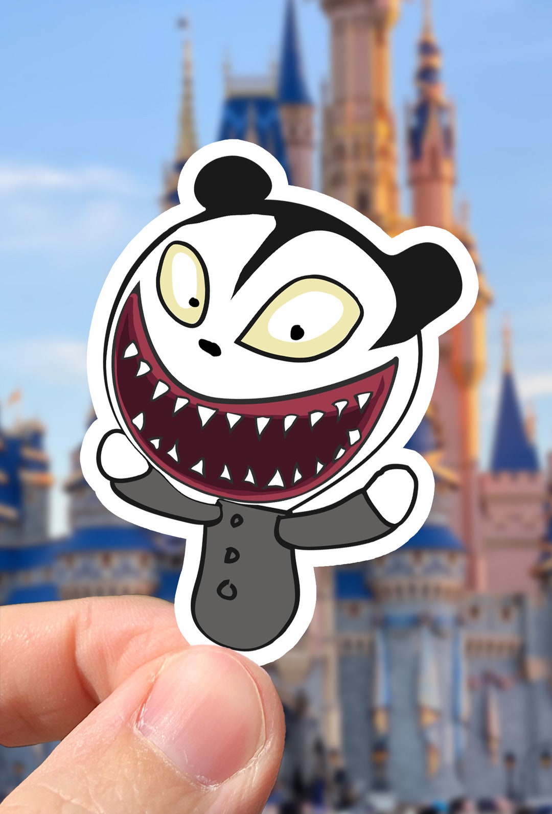 Disney Nightmare Before Christmas Vampire Teddy Scary Sticker ...