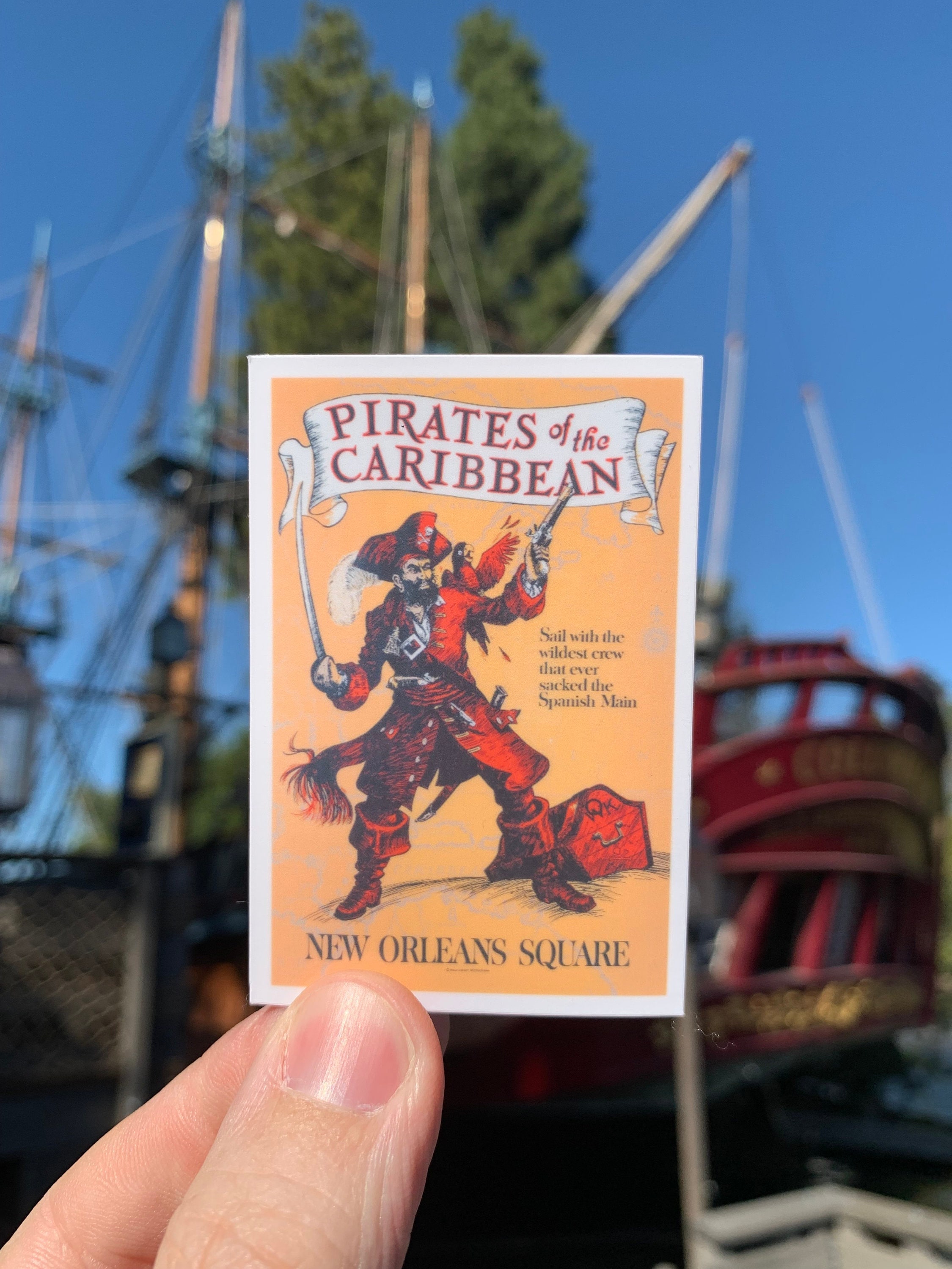 Disney Pirates of the Caribbean Sticker Waterproof - Etsy