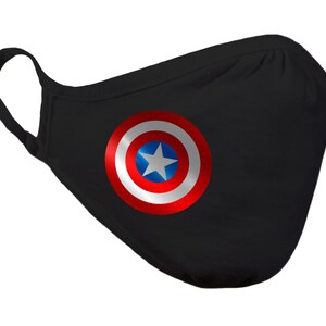 Disney Marvel Avengers Falcon and Winter Soldier Masks METALLIC LOGOS ...