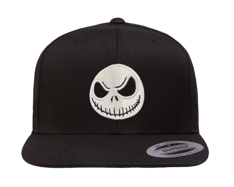 Jack Skellington Hats | Embroidered on Flex Fit Hats, Adjustable "dad ...
