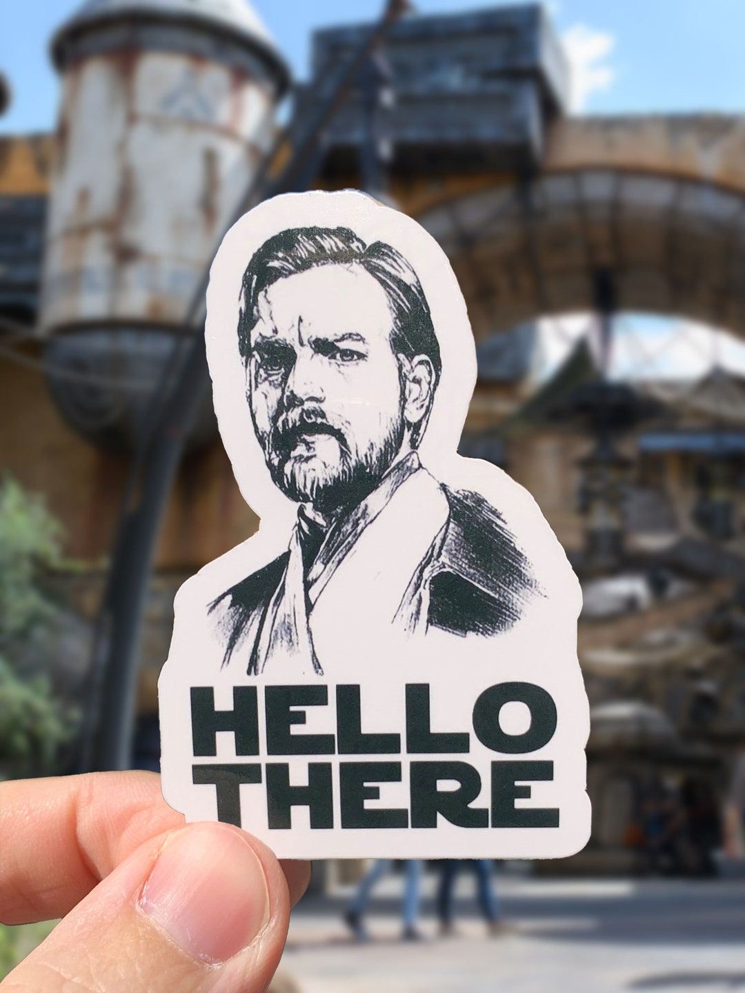 Star Wars Obi Wan Kenobi Hello There Waterproof Sticker - Etsy