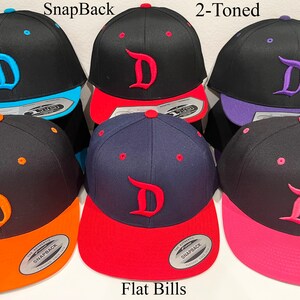Disneyland "d" Hats | Embroidered on Flex Fit Hats, Adjustable "dad ...