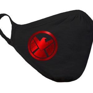 Disney Marvel Avengers Falcon and Winter Soldier Masks METALLIC LOGOS ...
