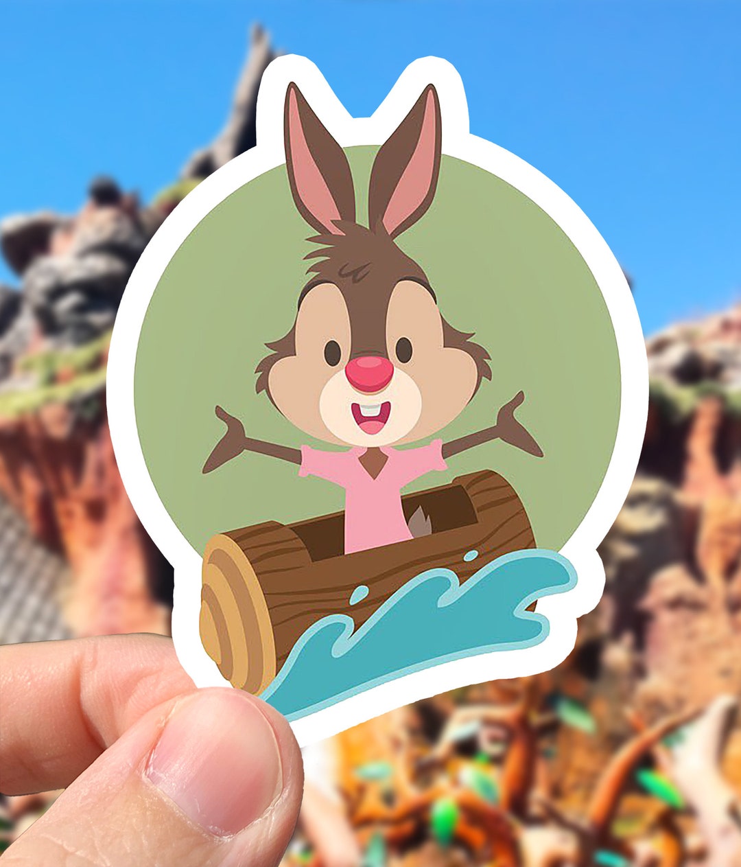 Disney Splash Mountain Brer Rabbit Sticker | Waterproof | Disneyland ...
