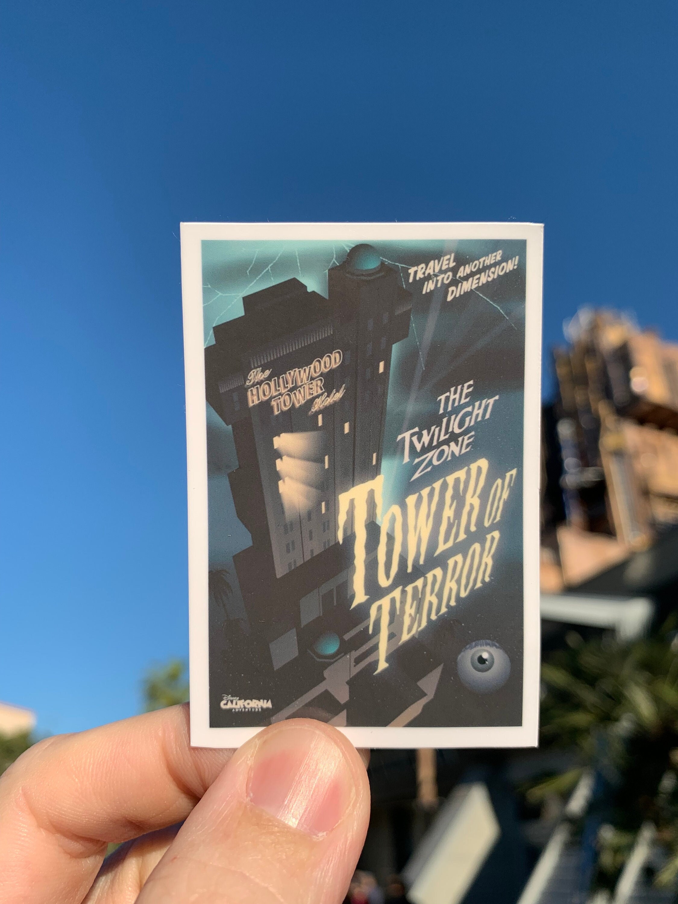 Disney's Hollywood Tower of Terror Sticker Waterproof - Etsy