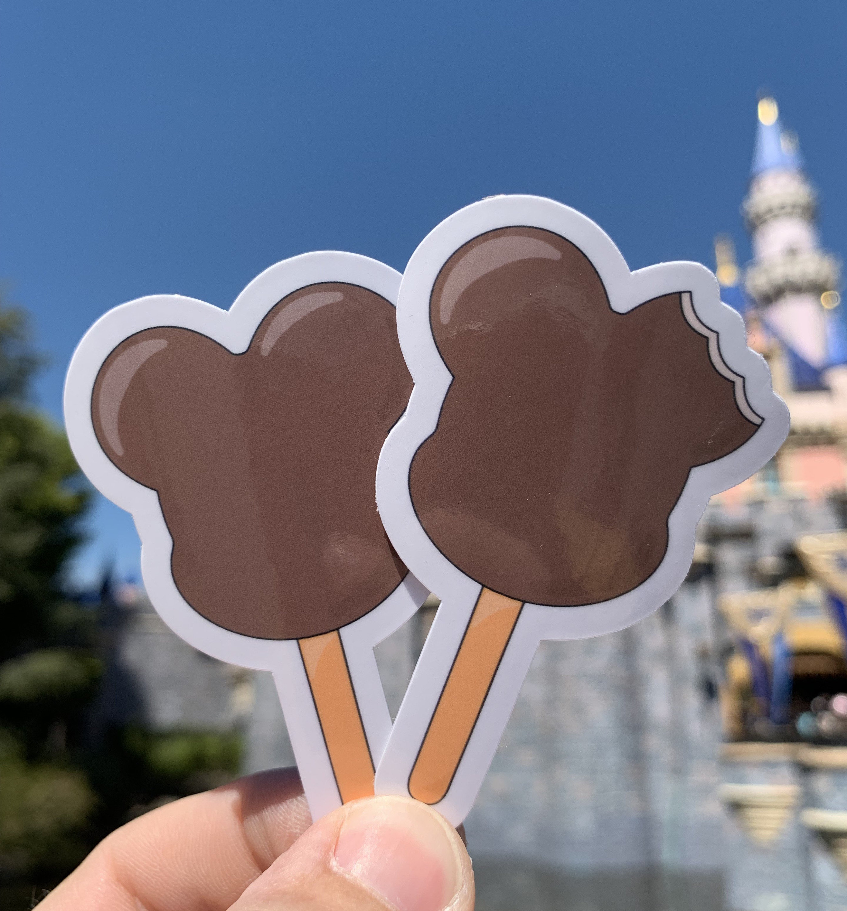 Disney Mickey Bar Ice Cream Stickers Waterproof Disney - Etsy