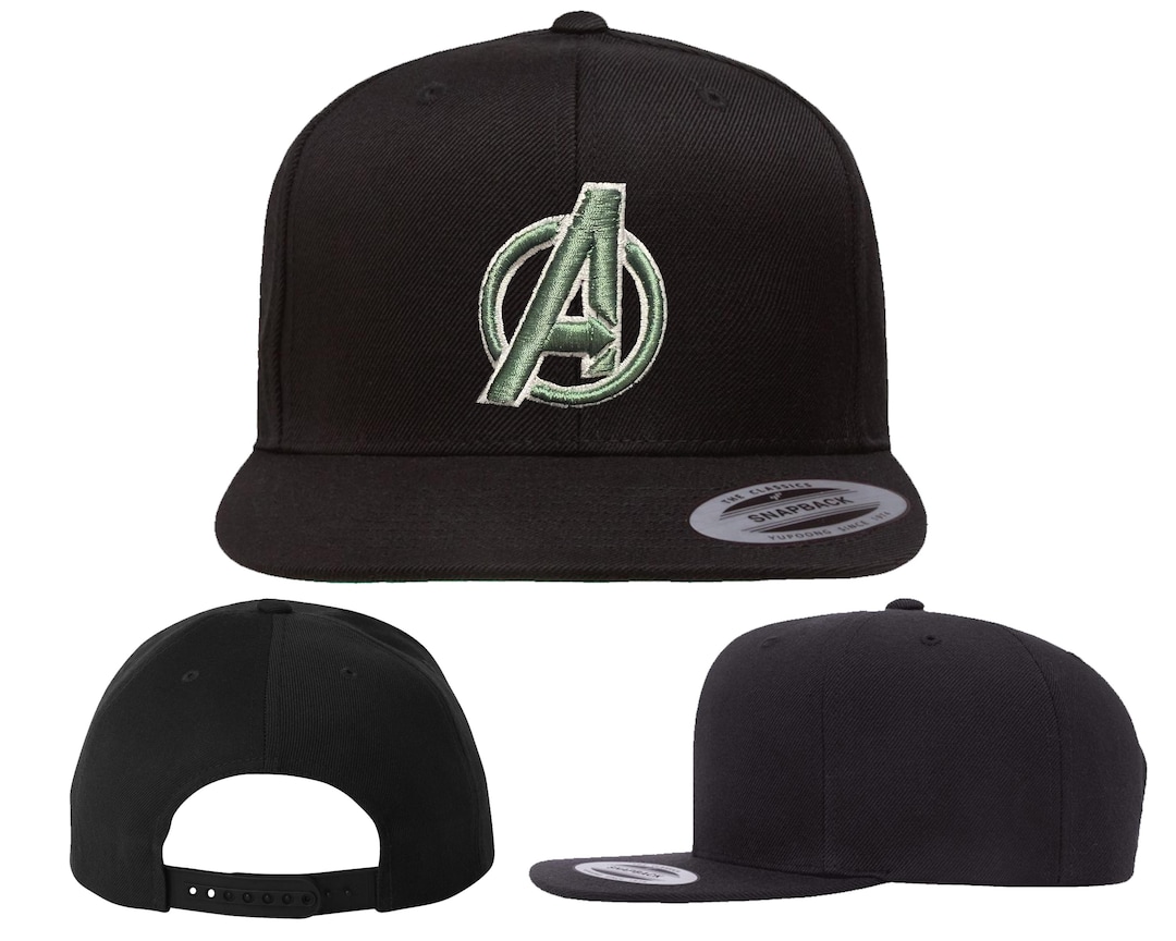 Avengers "a" Hats | Embroidered on Flex Fit Hats, "dad" Style Hats and ...