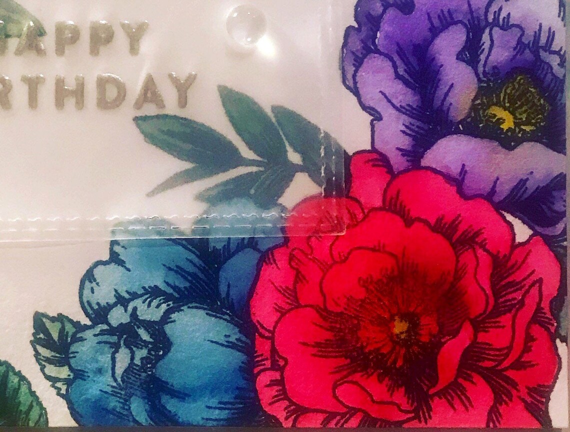 Floral Watercolor Birthday Card - Etsy