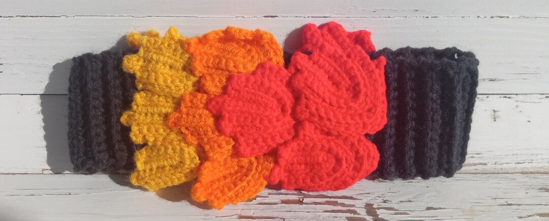 Hades Inspired Crochet Headband/ear Warmer - Etsy