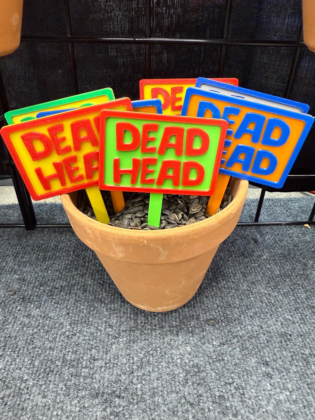 DEAD HEAD 3D Printed Pot Pick - Fun Garden Marker & Plant Label - Etsy