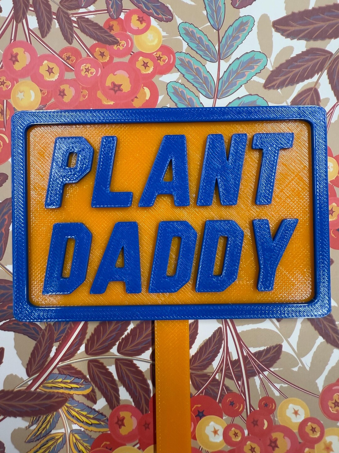 PLANT DADDY 3D Printed Pot Pick - Fun Garden Marker & Plant Label - Etsy