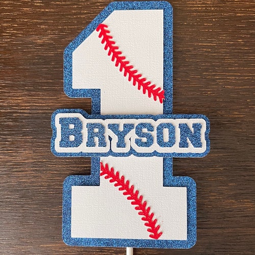 Baseball ONE Cake Topper Baseball First Birthday Cake Topper - Etsy