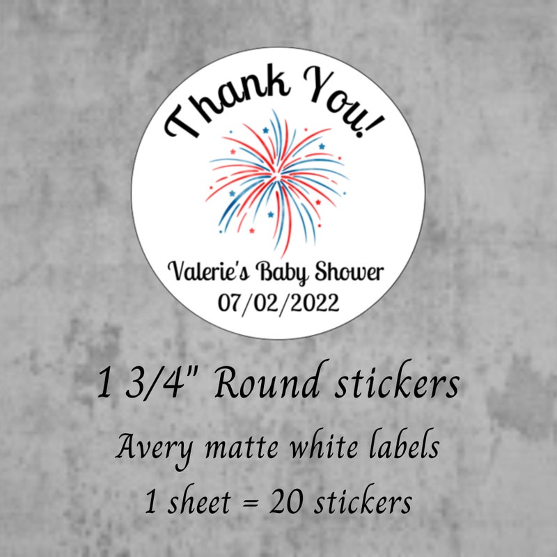 Firecracker Label - Etsy