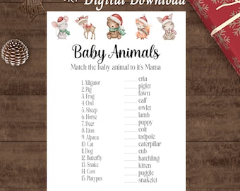 Farm Animal Baby Shower Games, Barnyard, Printable, What's in Your ...